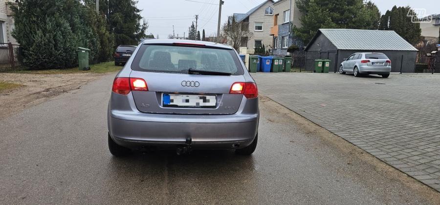 Pelēks Audi A3 2004 Kauņa, ar dzinēja tilpumu 2.00 L un nobraukumu 334 tūkst. km par 1450 €, foto 6 vietnē AUTOMOTO.COM.LV