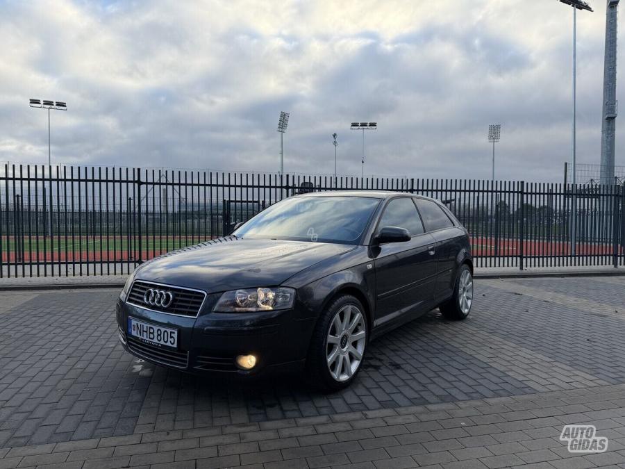 Pelēks Audi A3 2004 Jonava, ar dzinēja tilpumu 2.00 L un nobraukumu 293 tūkst. km par 1799 €, foto 1 vietnē AUTOMOTO.COM.LV