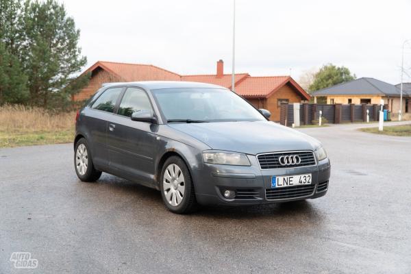 Pelēks Audi A3 2004 Kauņa, ar dzinēja tilpumu 2.00 L un nobraukumu 323 tūkst. km par 1000 €, foto 4 vietnē AUTOMOTO.COM.LV