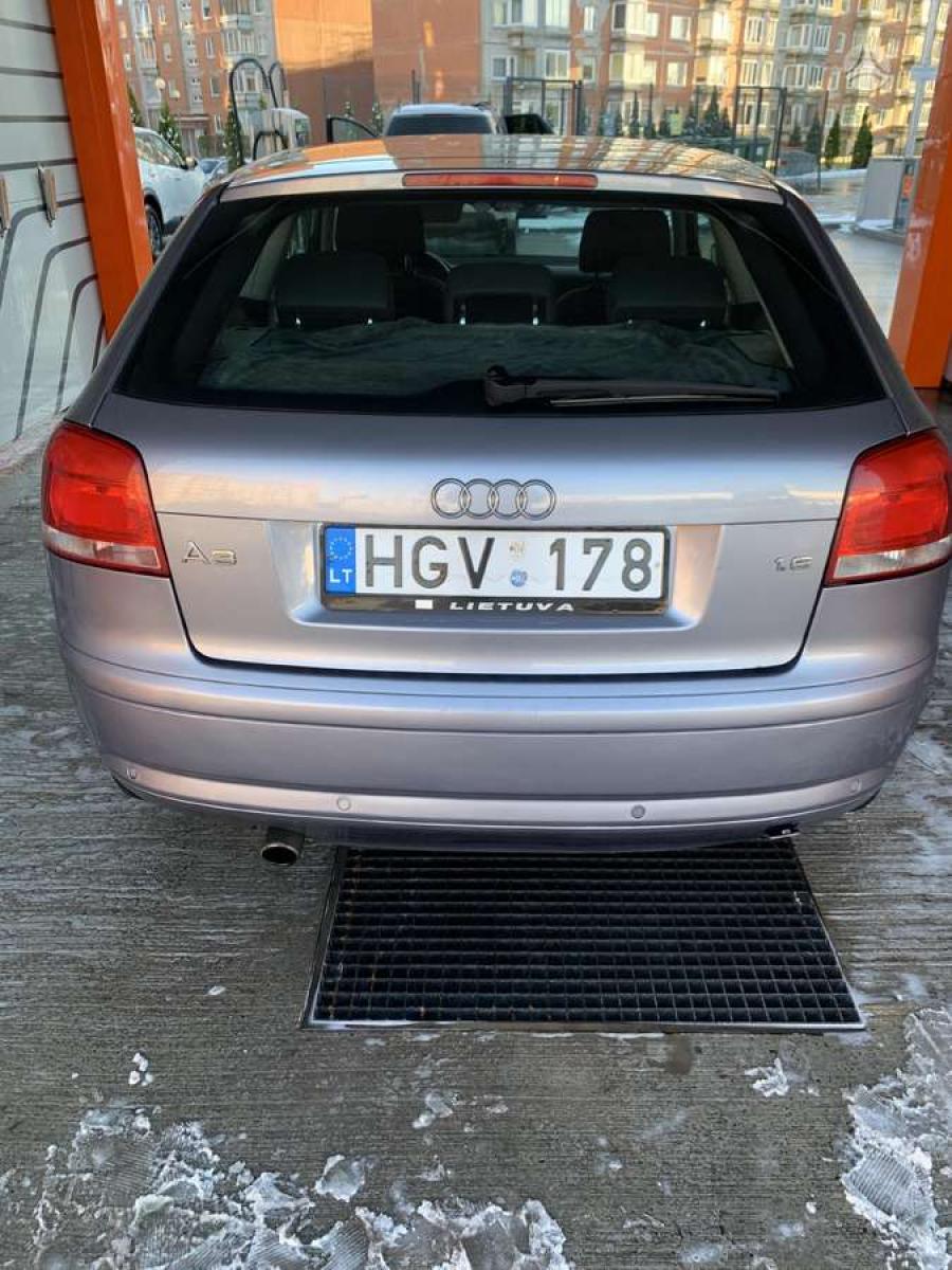 Pelēks Audi A3 2004 Klaipėda, ar dzinēja tilpumu 1.60 L un nobraukumu 189 tūkst. km par 1300 €, foto 3 vietnē AUTOMOTO.COM.LV