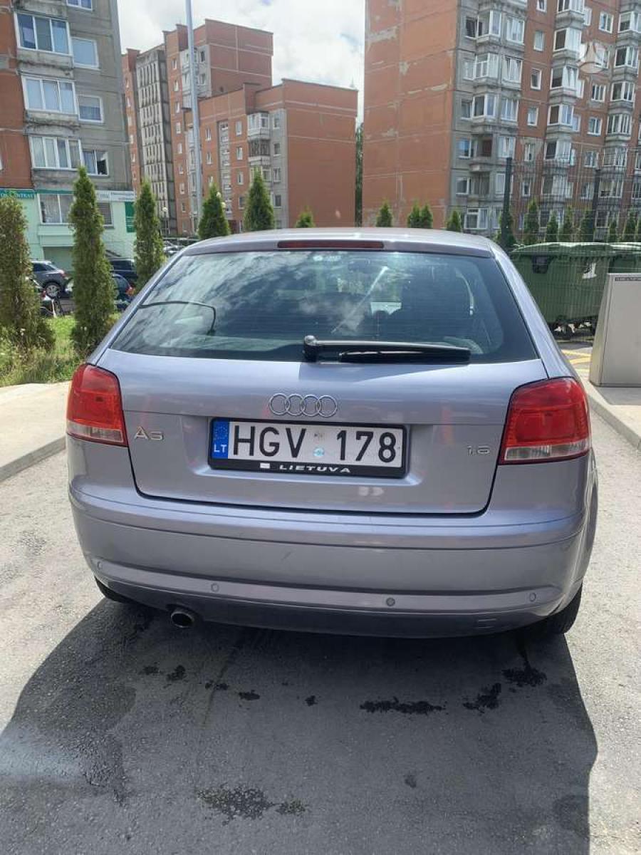 Pelēks Audi A3 2004 Klaipėda, ar dzinēja tilpumu 1.60 L un nobraukumu 189 tūkst. km par 1300 €, foto 12 vietnē AUTOMOTO.COM.LV