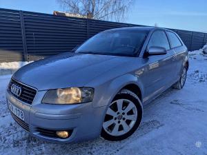 Pelēks Audi A3 2004 Viļņa, ar dzinēja tilpumu 1.60 L un nobraukumu 189 tūkst. km par 1750 €, foto  vietnē AUTOMOTO.COM.LV