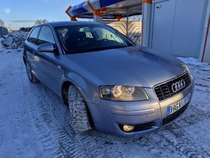 Pelēks Audi A3 2004 Viļņa, ar dzinēja tilpumu 1.60 L un nobraukumu 189 tūkst. km par 1750 €, foto 3 vietnē AUTOMOTO.COM.LV