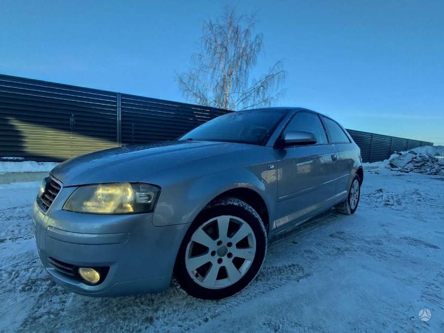 Pelēks Audi A3 2004 Viļņa, ar dzinēja tilpumu 1.60 L un nobraukumu 189 tūkst. km par 1750 €, foto 7 vietnē AUTOMOTO.COM.LV