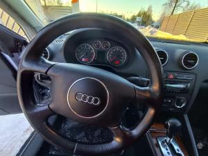 Pelēks Audi A3 2004 Viļņa, ar dzinēja tilpumu 1.60 L un nobraukumu 189 tūkst. km par 1750 €, foto 12 vietnē AUTOMOTO.COM.LV