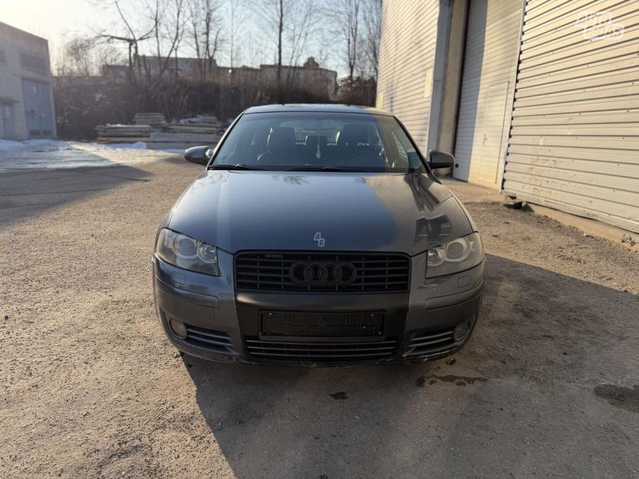 Grey Audi A3 2004 in Vilnius, with an engine capacity of 2.00 L and mileage of 380 thousand km for 1400 €, photo 2 on AUTOMOTO.COM.LV