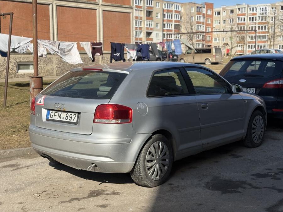 Pelēks Audi A3 2004 Šauļi, ar dzinēja tilpumu 1.90 L un nobraukumu 343 tūkst. km par 600 €, foto 2 vietnē AUTOMOTO.COM.LV