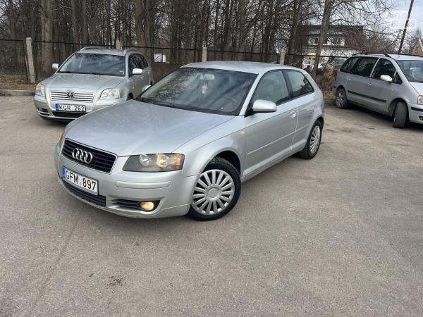 Pelēks Audi A3 2004 Šauļi, ar dzinēja tilpumu 1.90 L un nobraukumu 343 tūkst. km par 999 €, foto 2 vietnē AUTOMOTO.COM.LV