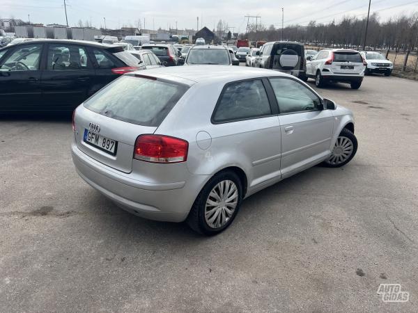 Pelēks Audi A3 2004 Šauļi, ar dzinēja tilpumu 1.90 L un nobraukumu 343 tūkst. km par 999 €, foto 7 vietnē AUTOMOTO.COM.LV