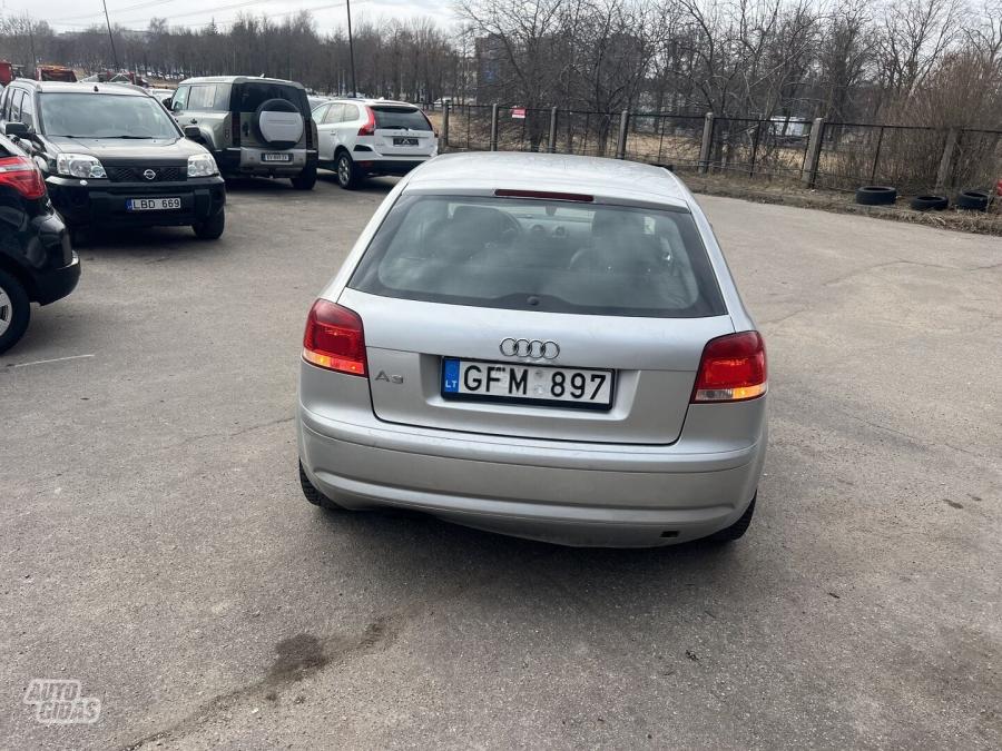 Pelēks Audi A3 2004 Šauļi, ar dzinēja tilpumu 1.90 L un nobraukumu 343 tūkst. km par 999 €, foto 13 vietnē AUTOMOTO.COM.LV