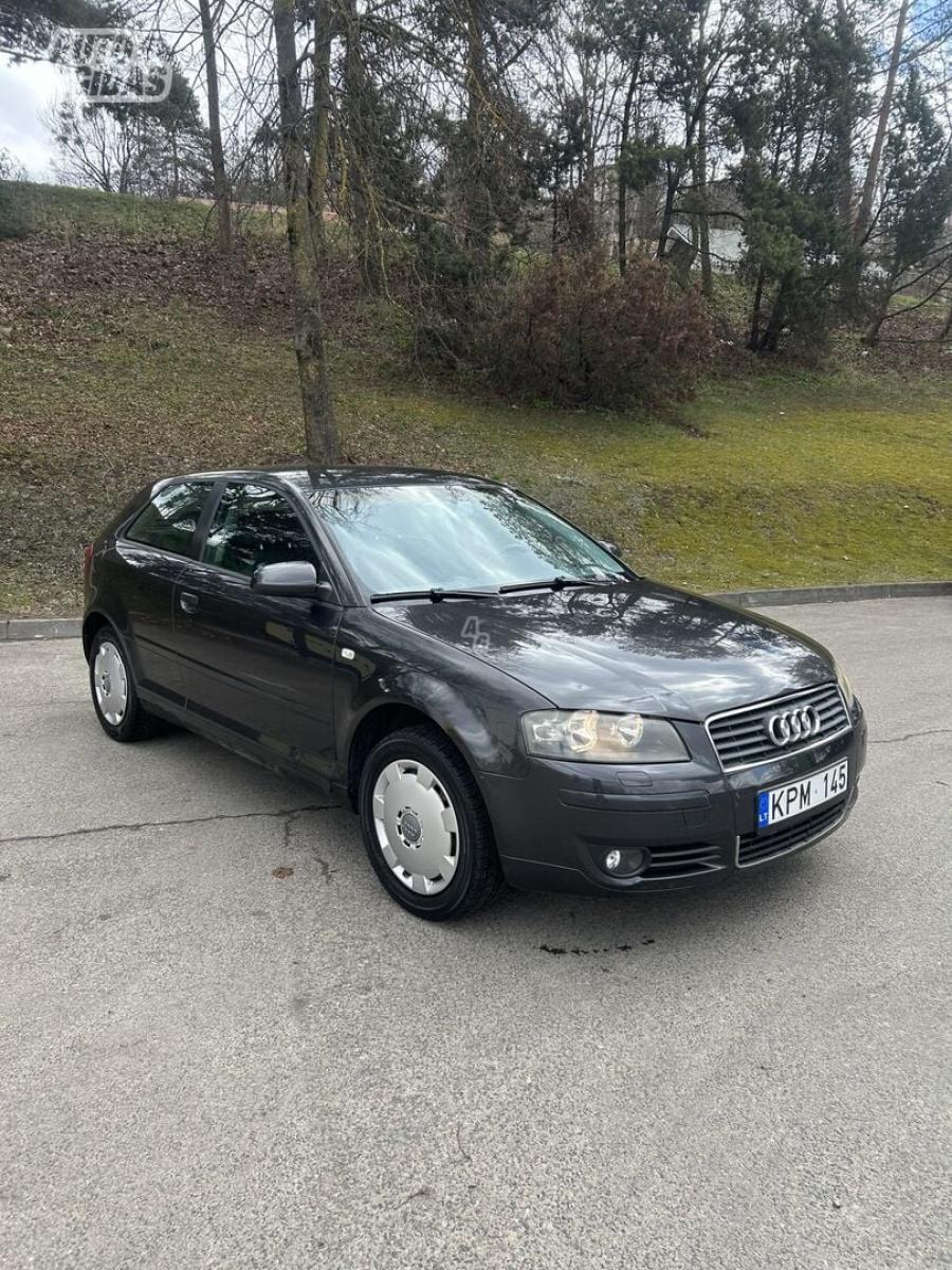 Pelēks Audi A3 2004 Kauņa, ar dzinēja tilpumu 1.60 L un nobraukumu 320 tūkst. km par 700 €, foto 4 vietnē AUTOMOTO.COM.LV