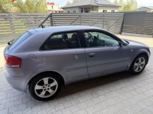 Pelēks Audi A3 2004 Viļņa, ar dzinēja tilpumu 2.00 L un nobraukumu 280 tūkst. km par 1800 €, foto 7 vietnē AUTOMOTO.COM.LV