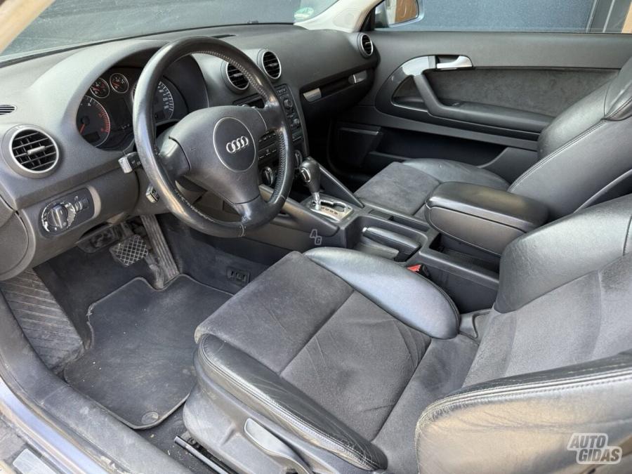 Pelēks Audi A3 2004 Viļņa, ar dzinēja tilpumu 2.00 L un nobraukumu 280 tūkst. km par 1800 €, foto 14 vietnē AUTOMOTO.COM.LV