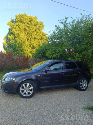 Grey Audi A3 2004 in Riga, with an engine capacity of 2.00 L and mileage of 420 thousand km for 1350 €, photo  on AUTOMOTO.COM.LV