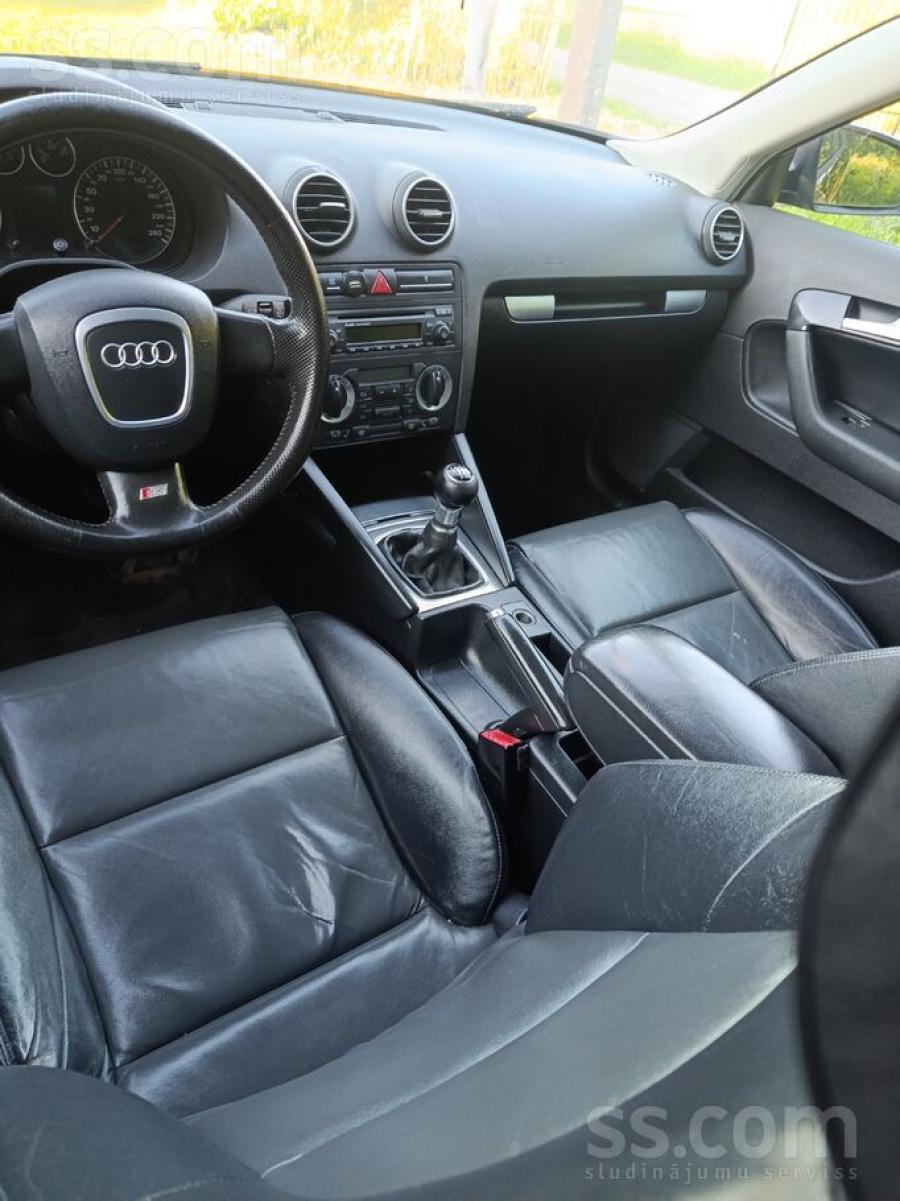 Grey Audi A3 2004 in Riga, with an engine capacity of 2.00 L and mileage of 420 thousand km for 1350 €, photo 11 on AUTOMOTO.COM.LV