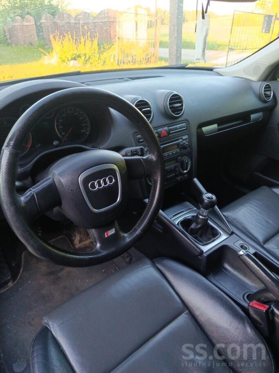 Grey Audi A3 2004 in Riga, with an engine capacity of 2.00 L and mileage of 420 thousand km for 1350 €, photo 13 on AUTOMOTO.COM.LV