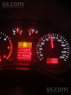 Grey Audi A3 2004 in Riga, with an engine capacity of 2.00 L and mileage of 420 thousand km for 1350 €, photo 15 on AUTOMOTO.COM.LV