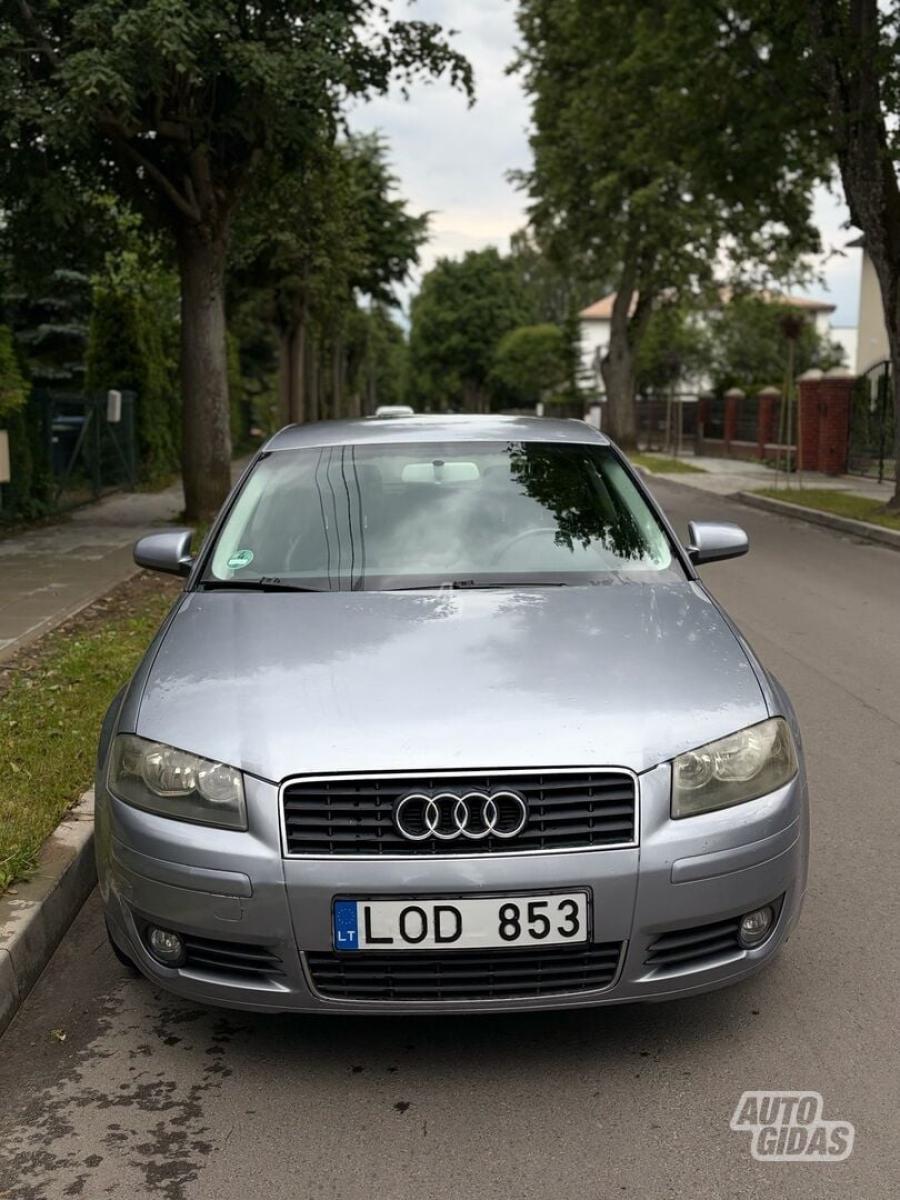 Grey Audi A3 2004 in Vilnius, with an engine capacity of 2.00 L and mileage of 280 thousand km for 1750 €, photo 3 on AUTOMOTO.COM.LV