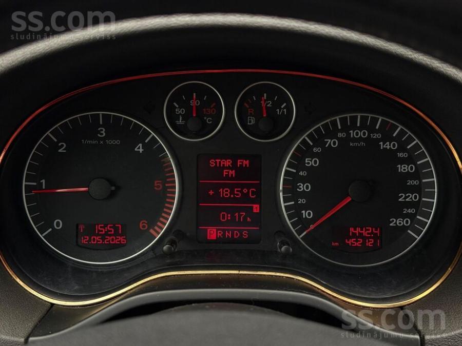 Grey Audi A3 2004 in Riga, with an engine capacity of 2.00 L and mileage of 0 thousand km for 1990 €, photo 12 on AUTOMOTO.COM.LV