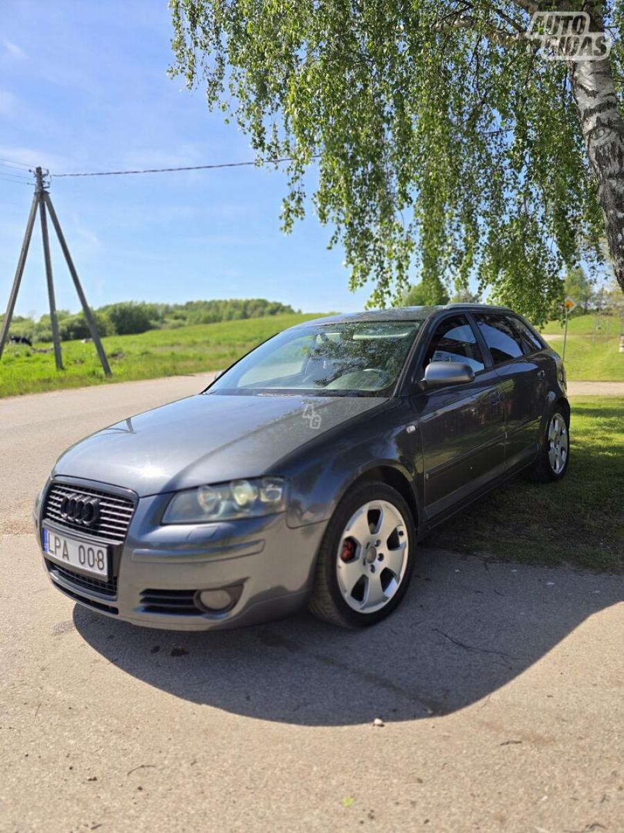 Pelēks Audi A3 2004 Plungė, ar dzinēja tilpumu 2.00 L un nobraukumu 404 tūkst. km par 1850 €, foto 3 vietnē AUTOMOTO.COM.LV