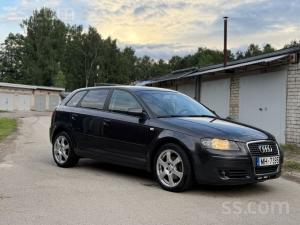 Grey Audi A3 2004 in Riga, with an engine capacity of 2.00 L and mileage of 355 thousand km for 2400 €, photo  on AUTOMOTO.COM.LV