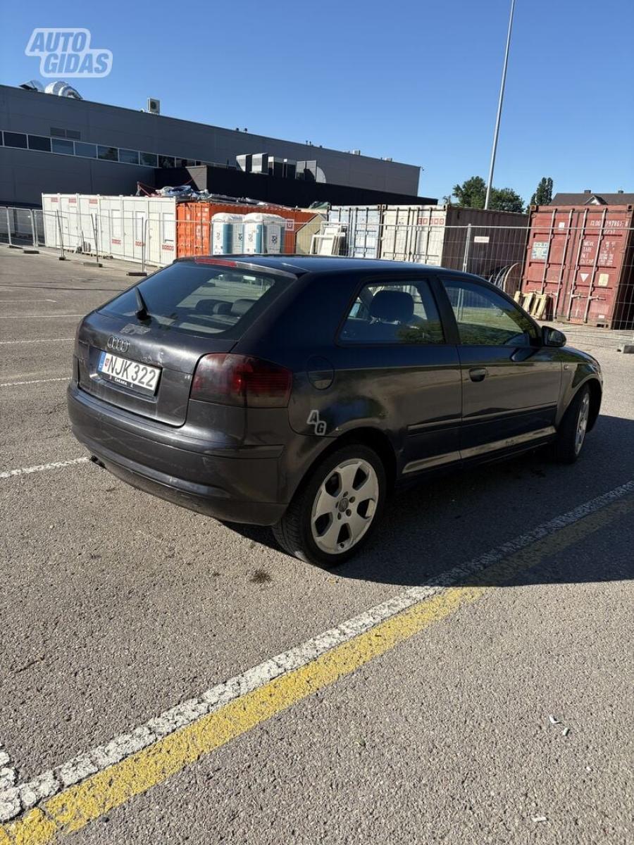 Grey Audi A3 2004 in Kaunas, with an engine capacity of 2.00 L and mileage of 304 thousand km for 700 €, photo 7 on AUTOMOTO.COM.LV