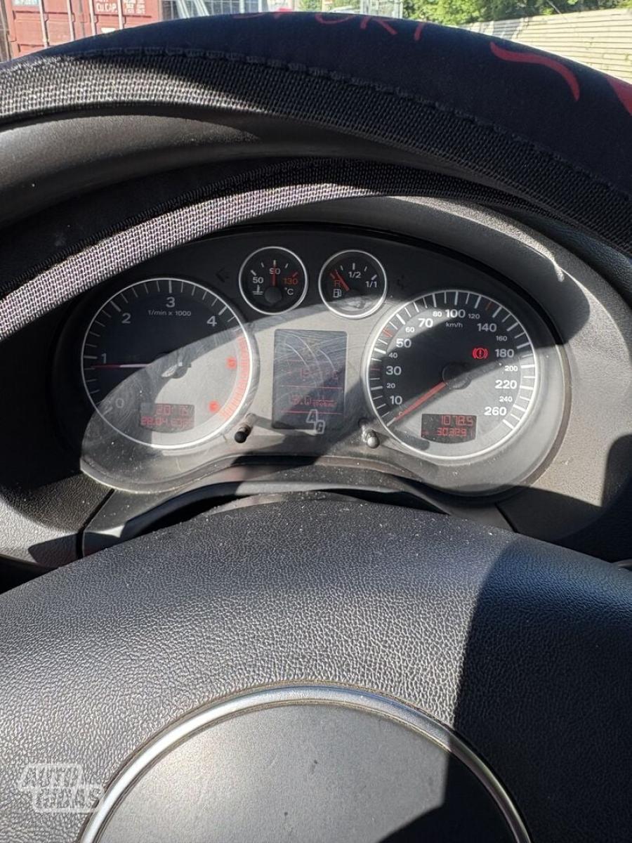 Grey Audi A3 2004 in Kaunas, with an engine capacity of 2.00 L and mileage of 304 thousand km for 700 €, photo 16 on AUTOMOTO.COM.LV