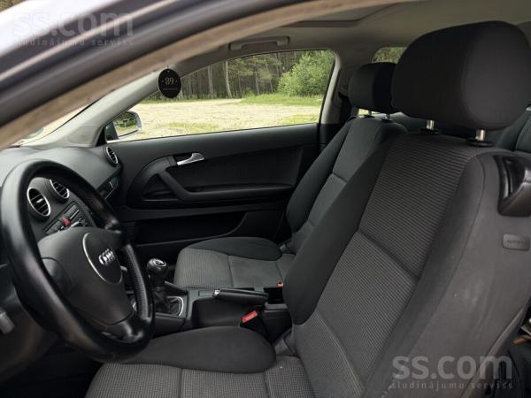Grey Audi A3 2004 in Riga, with an engine capacity of 1.90 L and mileage of 293 thousand km for 1650 €, photo 4 on AUTOMOTO.COM.LV