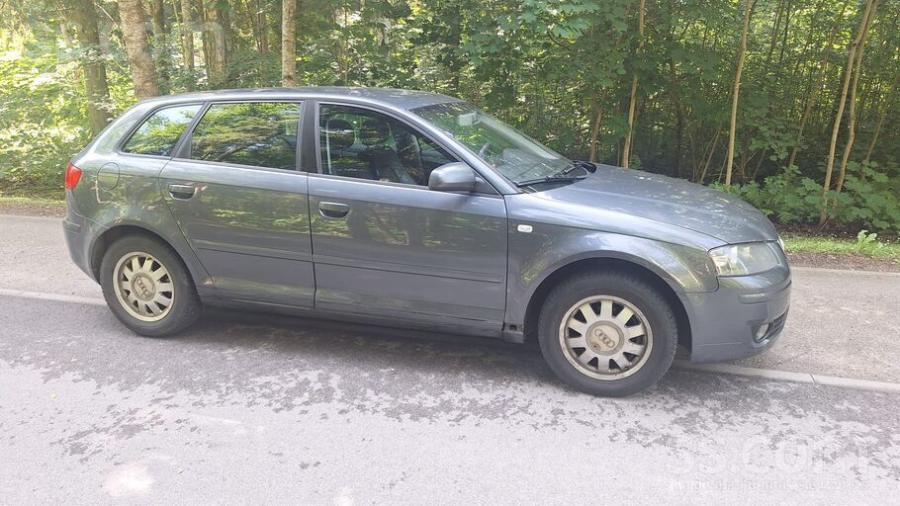 Grey Audi A3 2004 in Jurmala, with an engine capacity of 1.90 L and mileage of 337 thousand km for 1600 €, photo 3 on AUTOMOTO.COM.LV