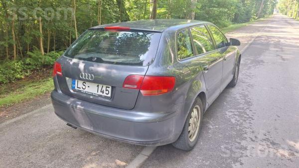 Grey Audi A3 2004 in Jurmala, with an engine capacity of 1.90 L and mileage of 337 thousand km for 1600 €, photo 5 on AUTOMOTO.COM.LV