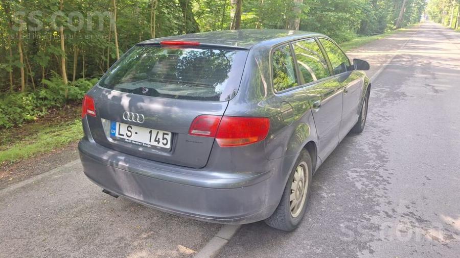 Grey Audi A3 2004 in Jurmala, with an engine capacity of 1.90 L and mileage of 337 thousand km for 1600 €, photo 6 on AUTOMOTO.COM.LV