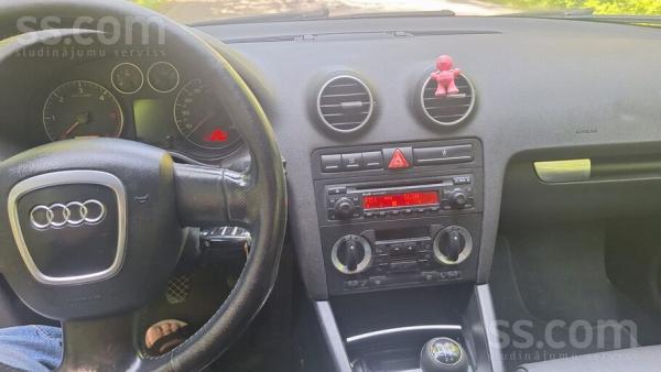 Grey Audi A3 2004 in Jurmala, with an engine capacity of 1.90 L and mileage of 337 thousand km for 1600 €, photo 8 on AUTOMOTO.COM.LV
