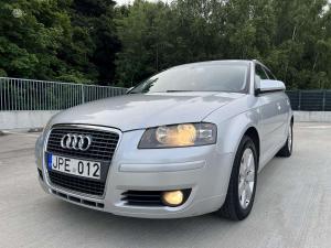Grey Audi A3 2004 in Vilnius, with an engine capacity of 1.97 L and mileage of 395 thousand km for 2700 €, photo  on AUTOMOTO.COM.LV