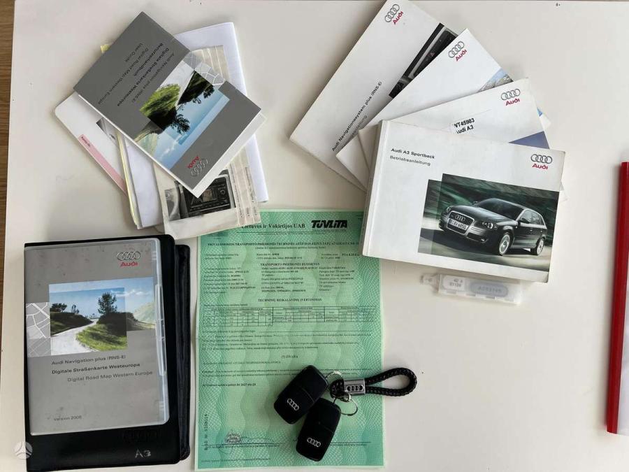 Grey Audi A3 2004 in Vilnius, with an engine capacity of 1.97 L and mileage of 395 thousand km for 2700 €, photo 37 on AUTOMOTO.COM.LV
