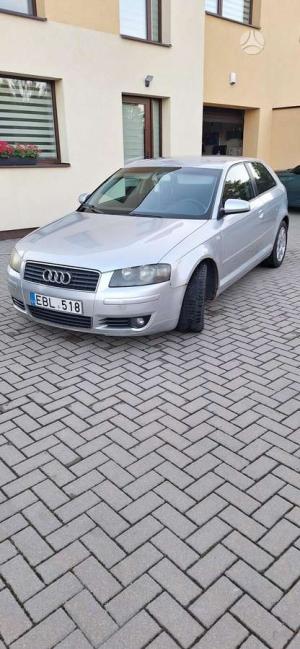 Grey Audi A3 2004 in Vilnius, with an engine capacity of 1.97 L and mileage of 315 thousand km for 990 €, photo  on AUTOMOTO.COM.LV