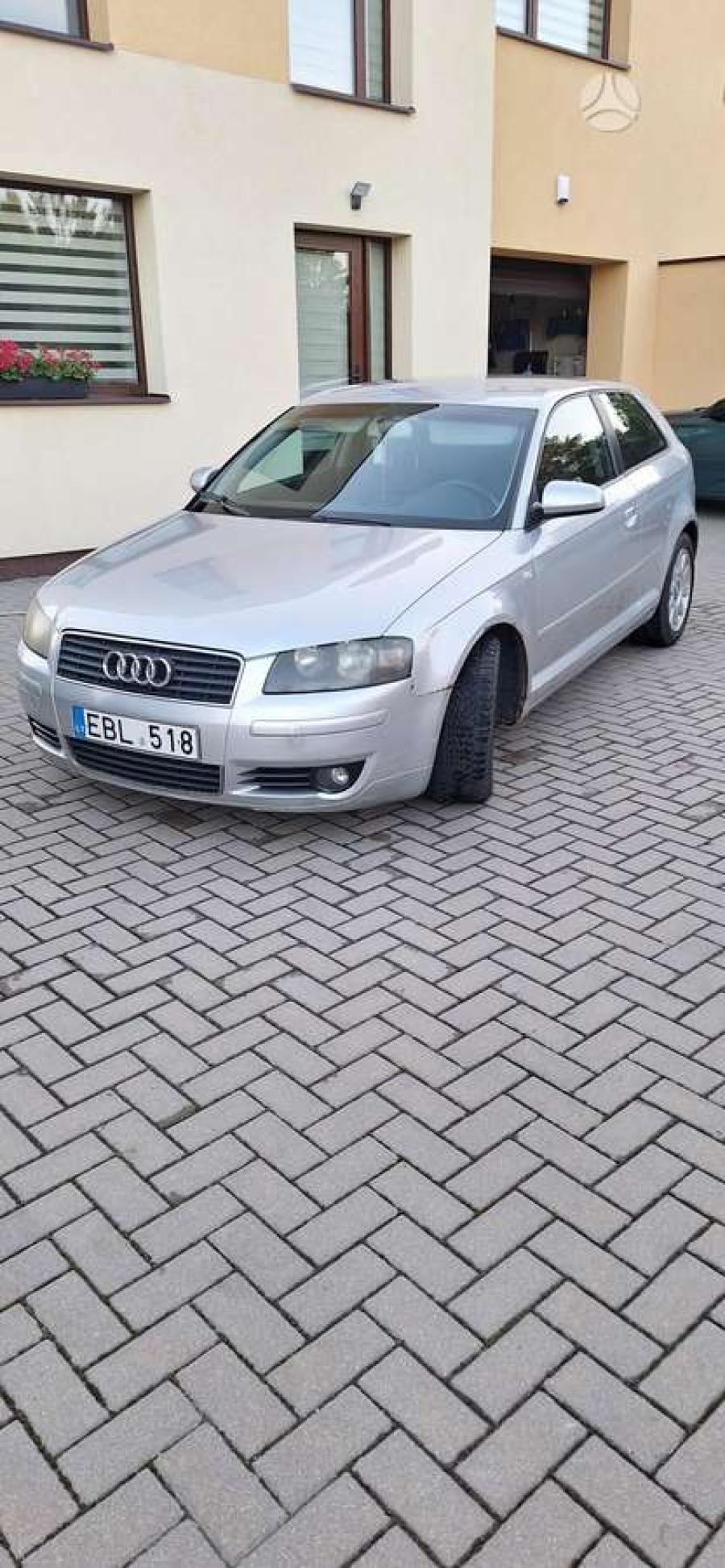Grey Audi A3 2004 in Vilnius, with an engine capacity of 1.97 L and mileage of 315 thousand km for 990 €, photo 1 on AUTOMOTO.COM.LV