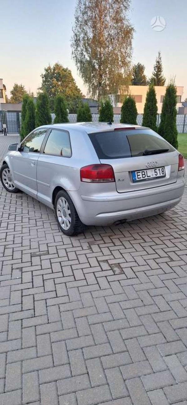Grey Audi A3 2004 in Vilnius, with an engine capacity of 1.97 L and mileage of 315 thousand km for 990 €, photo 2 on AUTOMOTO.COM.LV