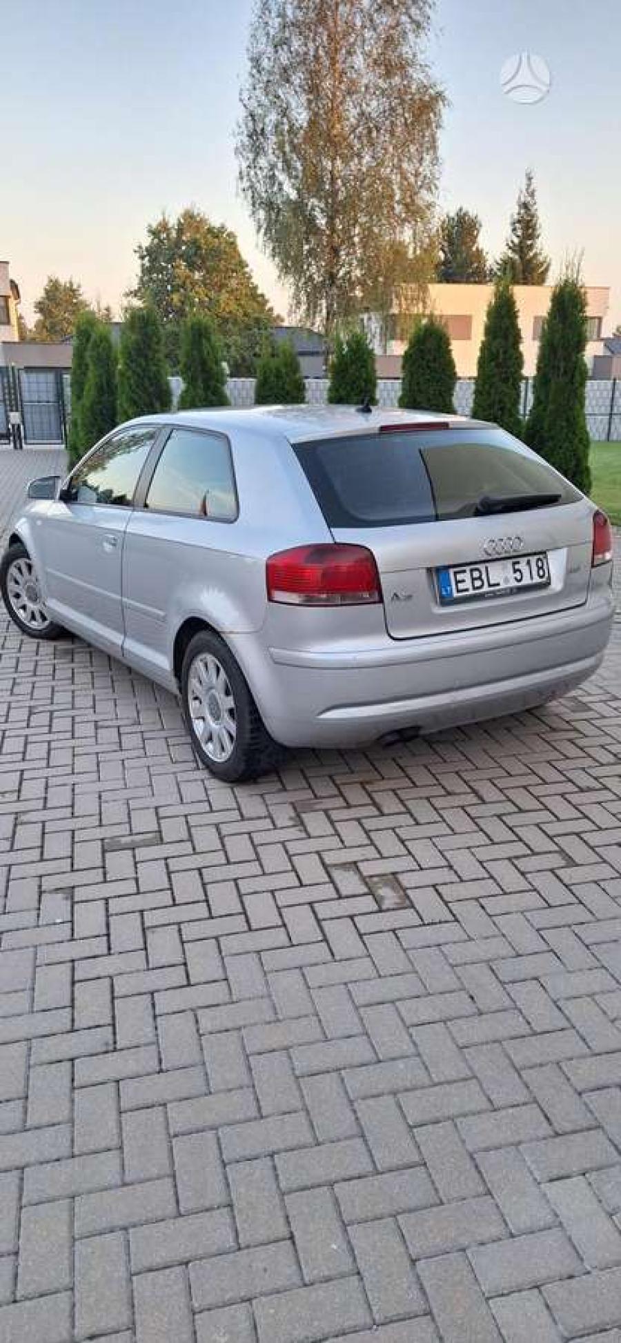 Grey Audi A3 2004 in Vilnius, with an engine capacity of 1.97 L and mileage of 315 thousand km for 990 €, photo 3 on AUTOMOTO.COM.LV