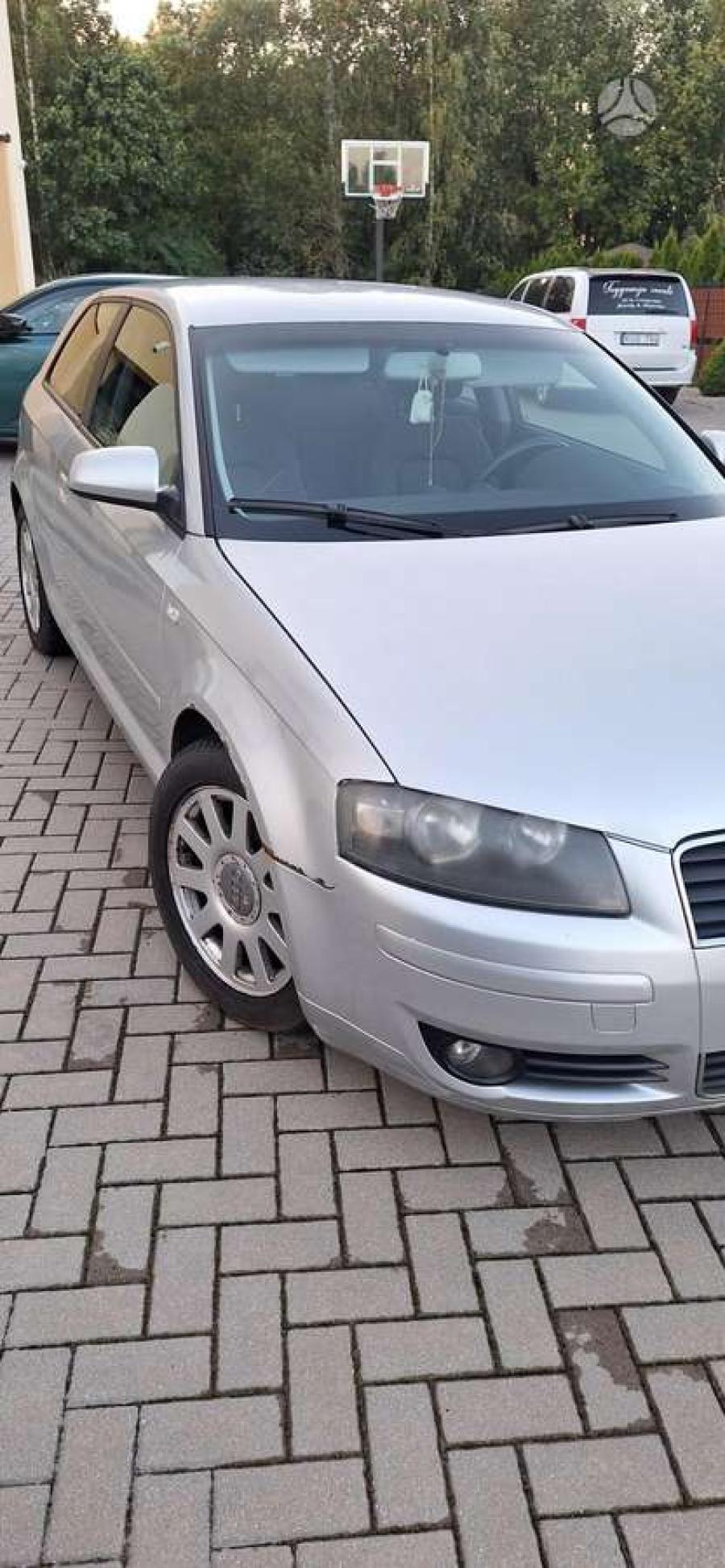 Grey Audi A3 2004 in Vilnius, with an engine capacity of 1.97 L and mileage of 315 thousand km for 990 €, photo 4 on AUTOMOTO.COM.LV