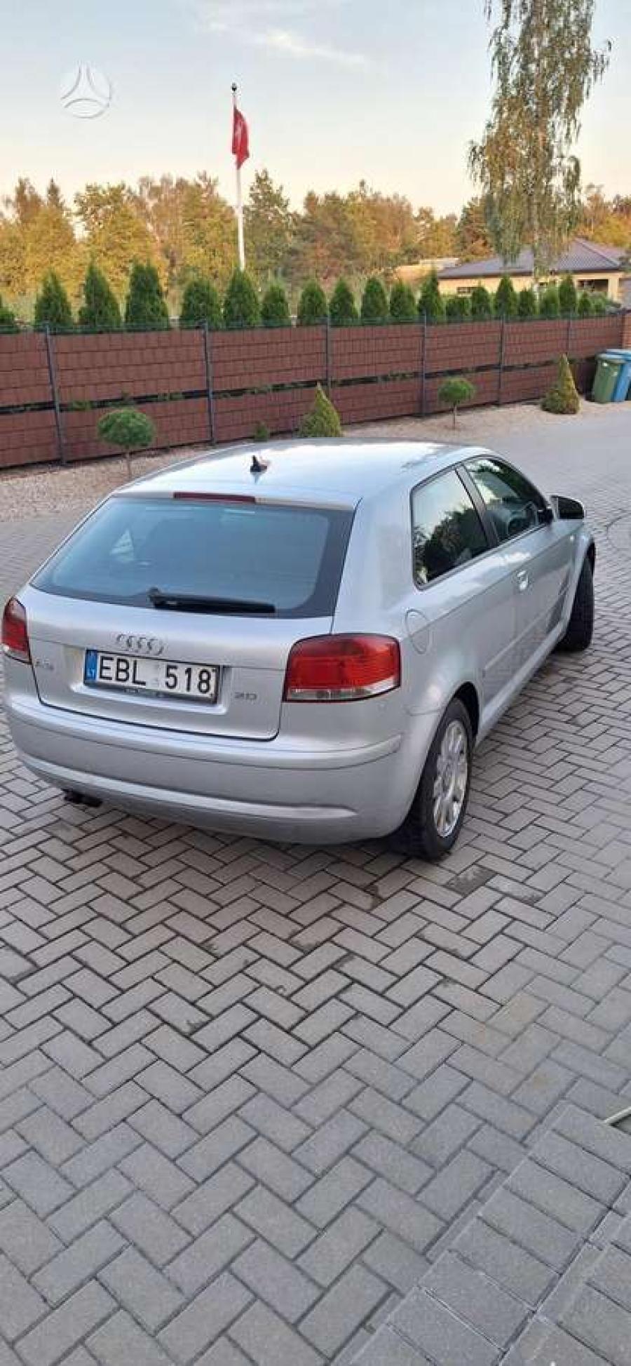 Grey Audi A3 2004 in Vilnius, with an engine capacity of 1.97 L and mileage of 315 thousand km for 990 €, photo 5 on AUTOMOTO.COM.LV