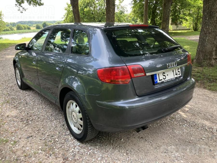 Grey Audi A3 2004 in Jelgava, with an engine capacity of 1.90 L and mileage of 337 thousand km for 2250 €, photo 6 on AUTOMOTO.COM.LV