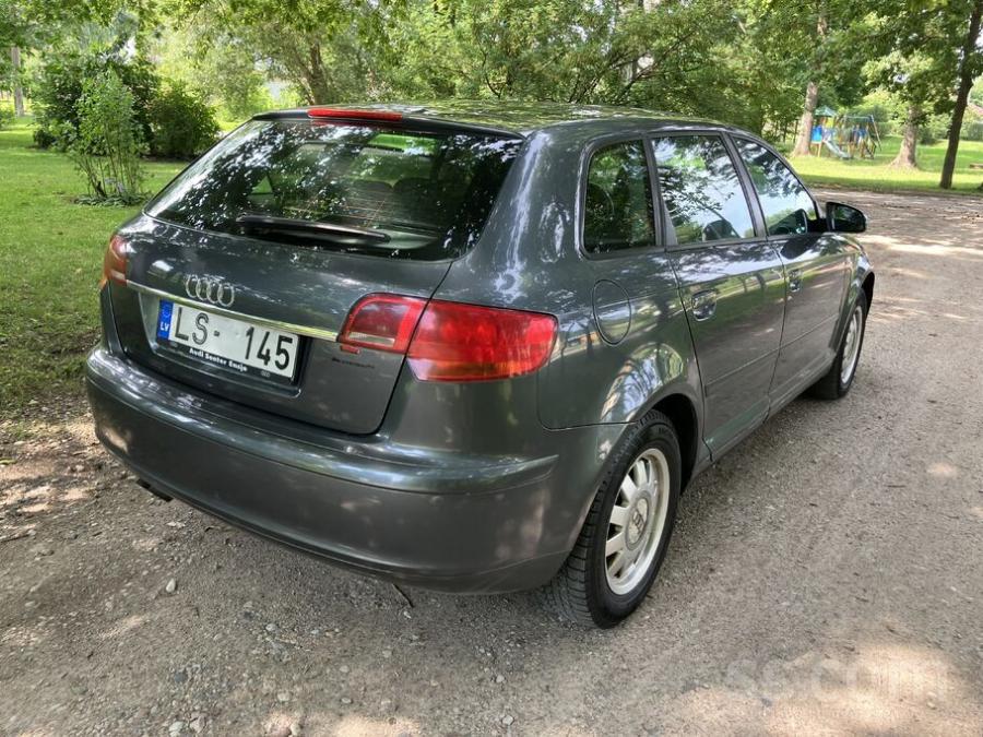Grey Audi A3 2004 in Jelgava, with an engine capacity of 1.90 L and mileage of 337 thousand km for 2250 €, photo 9 on AUTOMOTO.COM.LV