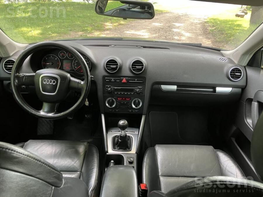 Grey Audi A3 2004 in Jelgava, with an engine capacity of 1.90 L and mileage of 337 thousand km for 2250 €, photo 15 on AUTOMOTO.COM.LV