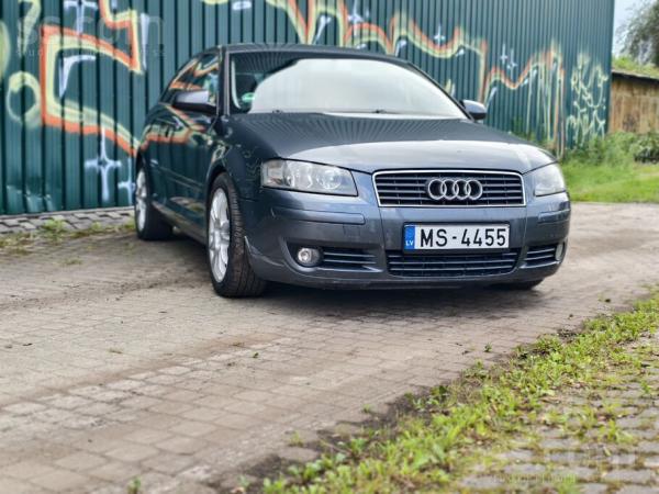 Grey Audi A3 2004 in Riga, with an engine capacity of 2.00 L and mileage of 239 thousand km for 1450 €, photo 3 on AUTOMOTO.COM.LV