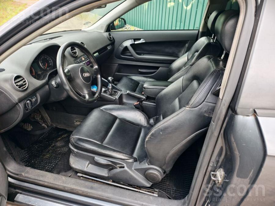 Pelēks Audi A3 2004 Rīga, ar dzinēja tilpumu 2.00 L un nobraukumu 239 tūkst. km par 1450 €, foto 6 vietnē AUTOMOTO.COM.LV