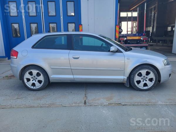 Grey Audi A3 2004 in Riga, with an engine capacity of 1.90 L and mileage of 298 thousand km for 1600 €, photo 6 on AUTOMOTO.COM.LV