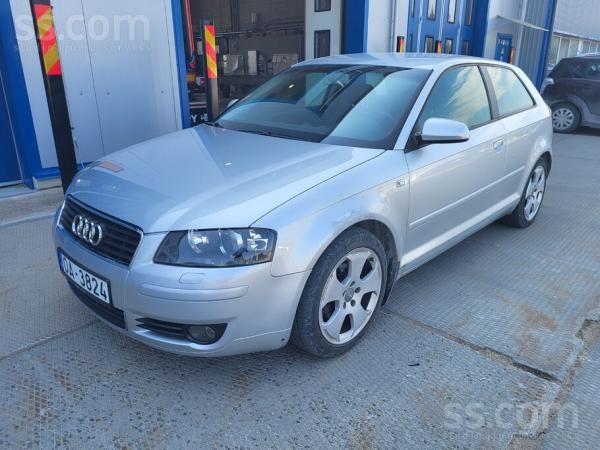 Grey Audi A3 2004 in Riga, with an engine capacity of 1.90 L and mileage of 298 thousand km for 1600 €, photo 2 on AUTOMOTO.COM.LV