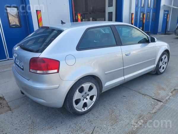 Grey Audi A3 2004 in Riga, with an engine capacity of 1.90 L and mileage of 298 thousand km for 1600 €, photo 9 on AUTOMOTO.COM.LV