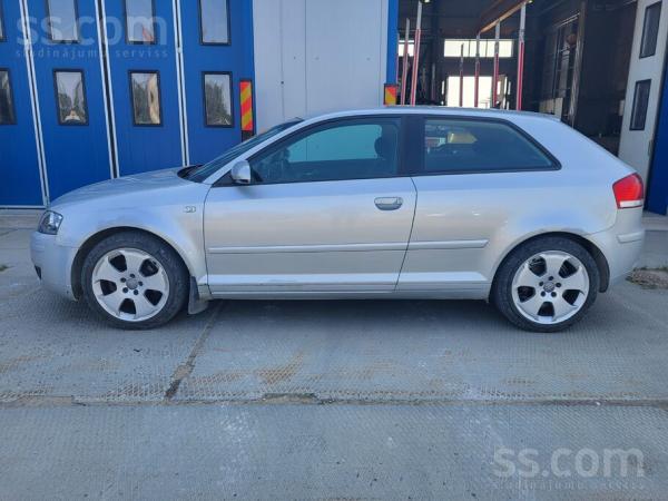 Grey Audi A3 2004 in Riga, with an engine capacity of 1.90 L and mileage of 298 thousand km for 1600 €, photo 6 on AUTOMOTO.COM.LV