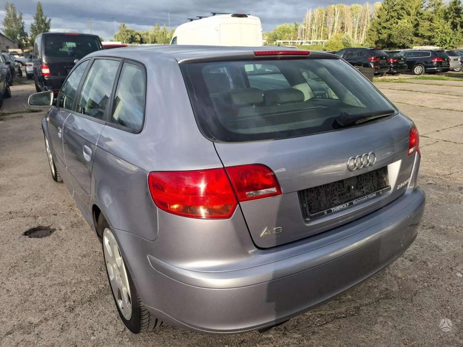 Pelēks Audi A3 2004 Utena, ar dzinēja tilpumu 1.97 L un nobraukumu 250 tūkst. km par 2250 €, foto 7 vietnē AUTOMOTO.COM.LV